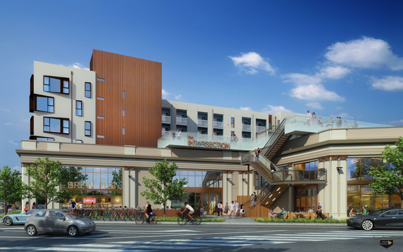 Photorealistic 3d Digital Mixed Use - Robert Becker Architectural ...