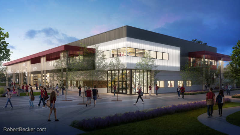 High School Architectural Renderings - Robert Becker Architectural ...